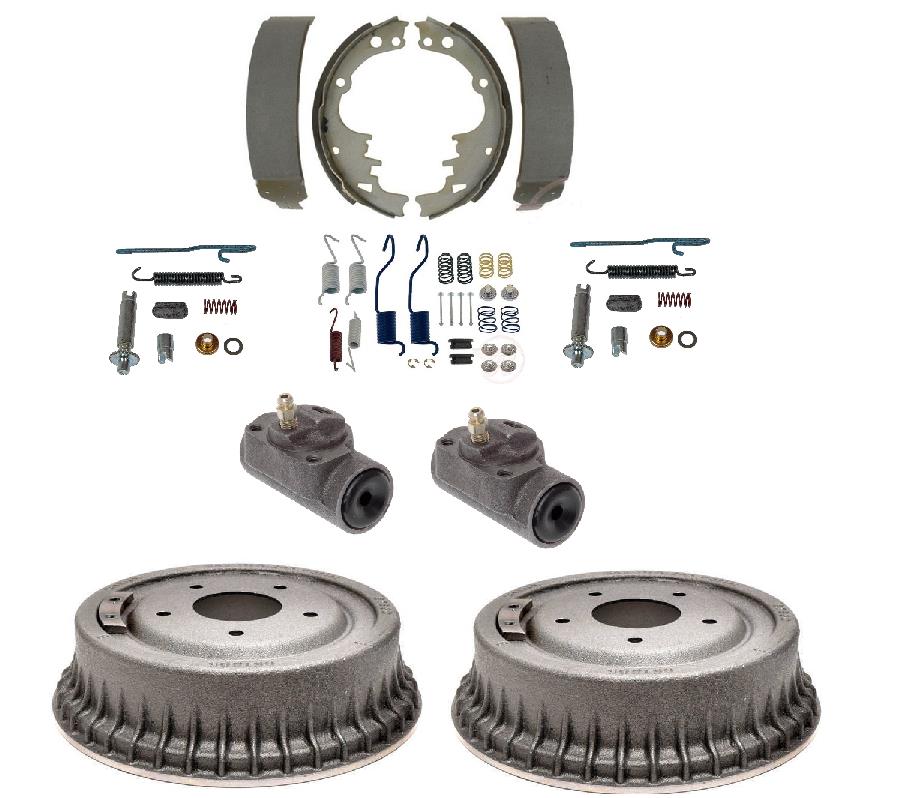 65-75 GM Rear Drums Shoes Hardware Wheel Cylinder Brake Rebuild Kit Se ...